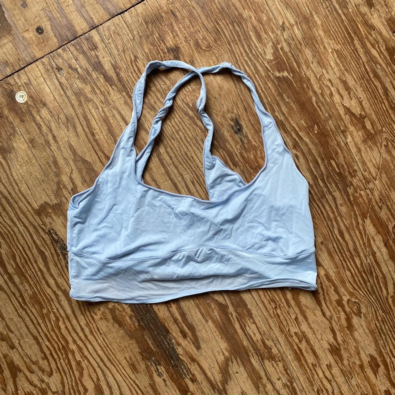 Urban Outfitters Women's Blue Bra | Depop