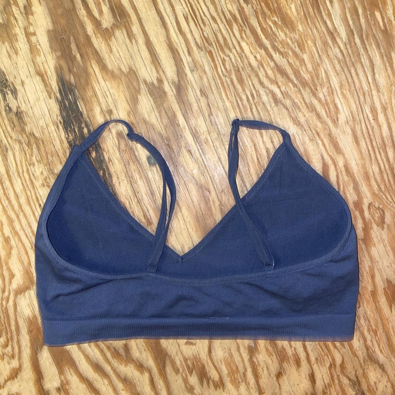 colsie (lounge target brand) blue bra size small,... - Depop