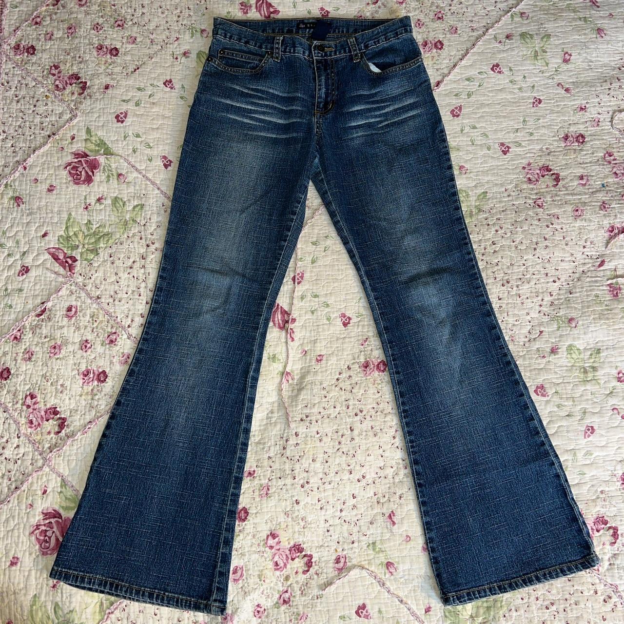 Early 2000s low rise flared jeans by the brand... | Depop