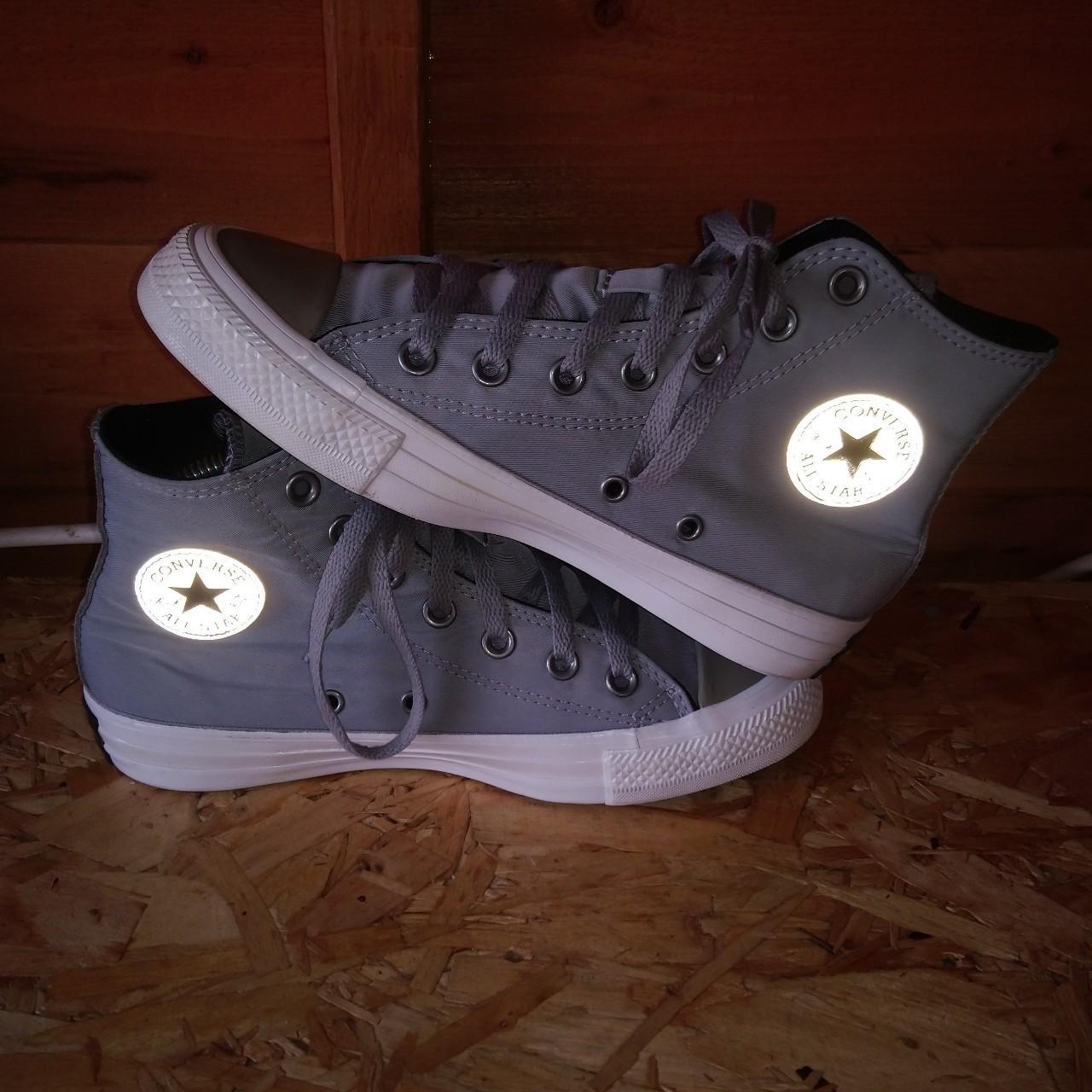 Really smart pair of Converse Chuck Taylor Hi-top... - Depop