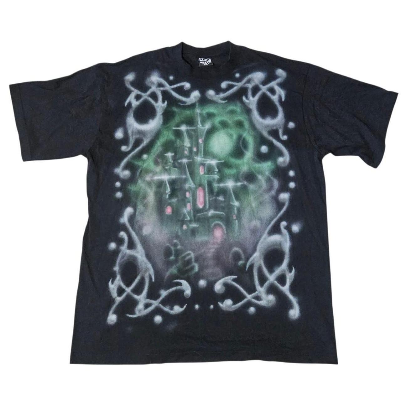y2k handmade Airbrush t-shirt #draingang #bladee... | Depop