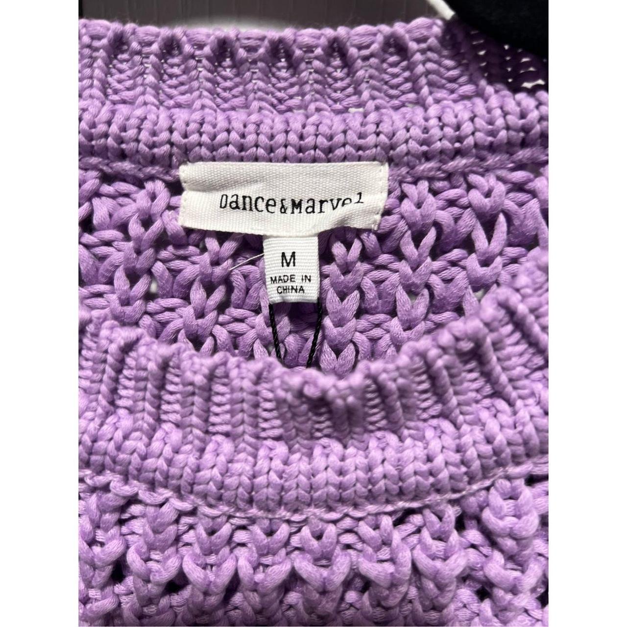 Dance & Marvel Chunky Knit Crop Sweater Cropped... - Depop