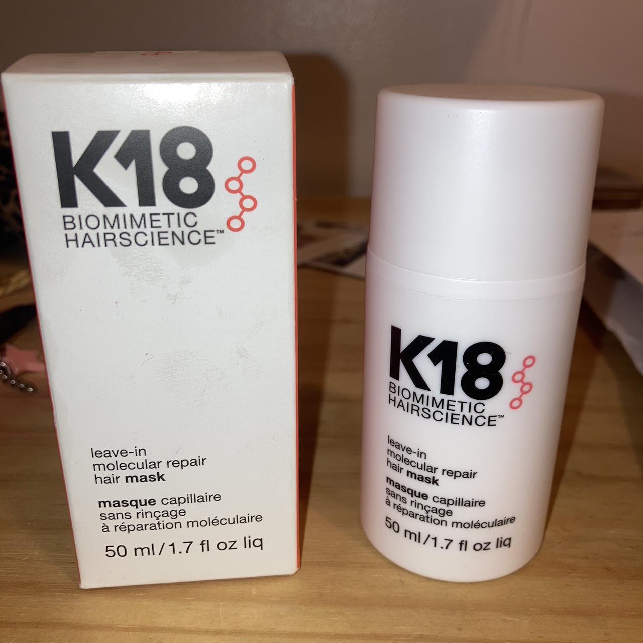 Brand new never used comes in box k18 leave in hair... - Depop