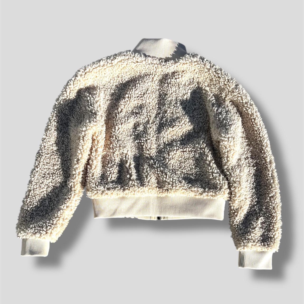 express x negin mirsalehi cream sherpa jacket - a... - Depop