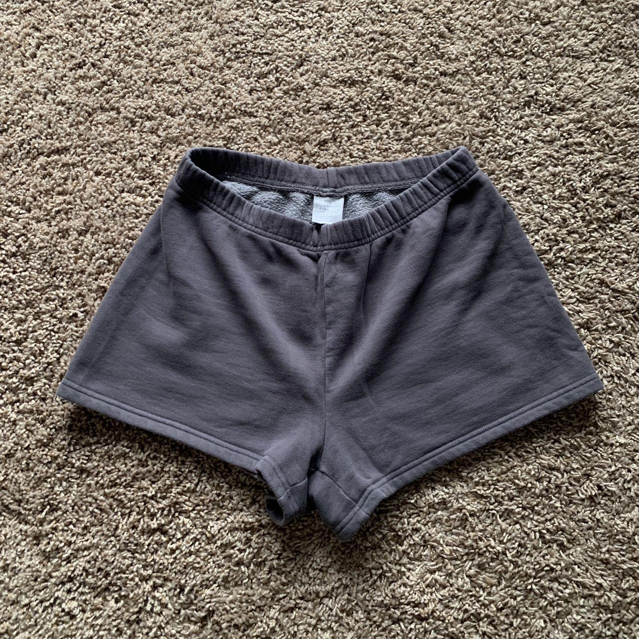 Aritzia Womens Grey Shorts Depop