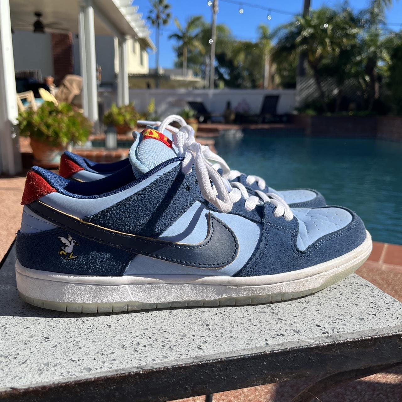 Why So Sad Dunks. used, never skated in. size 9.5... - Depop