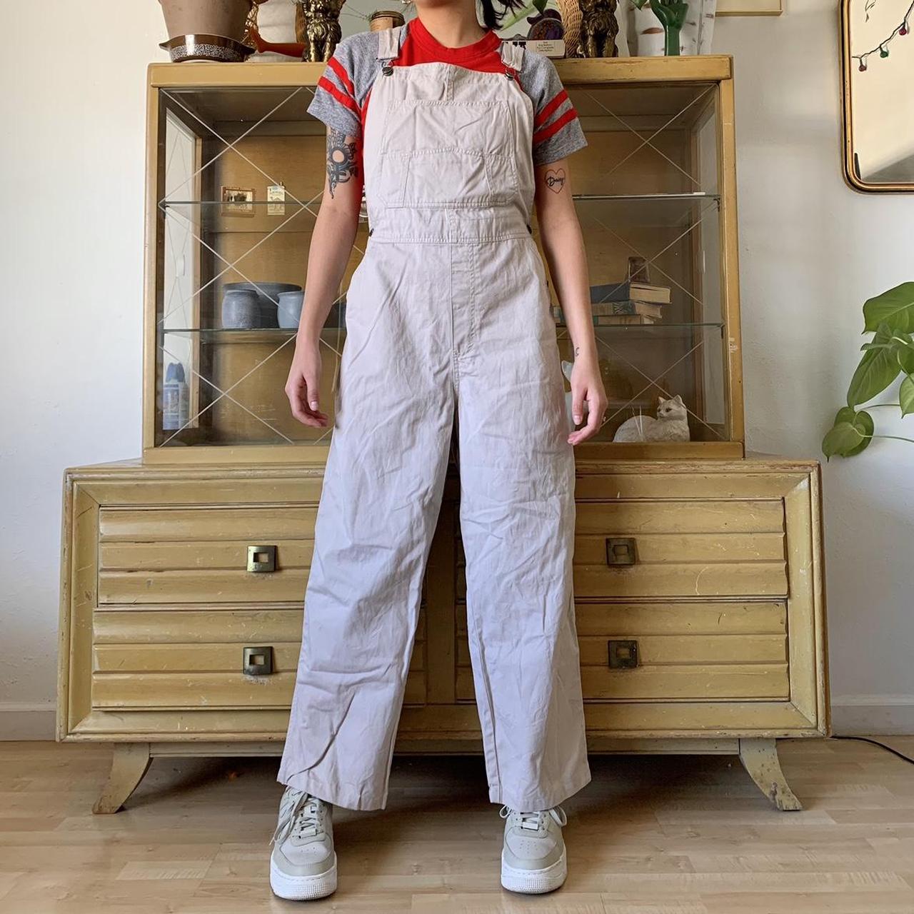 Vintage Y2K overalls has adjustable straps. Made... - Depop