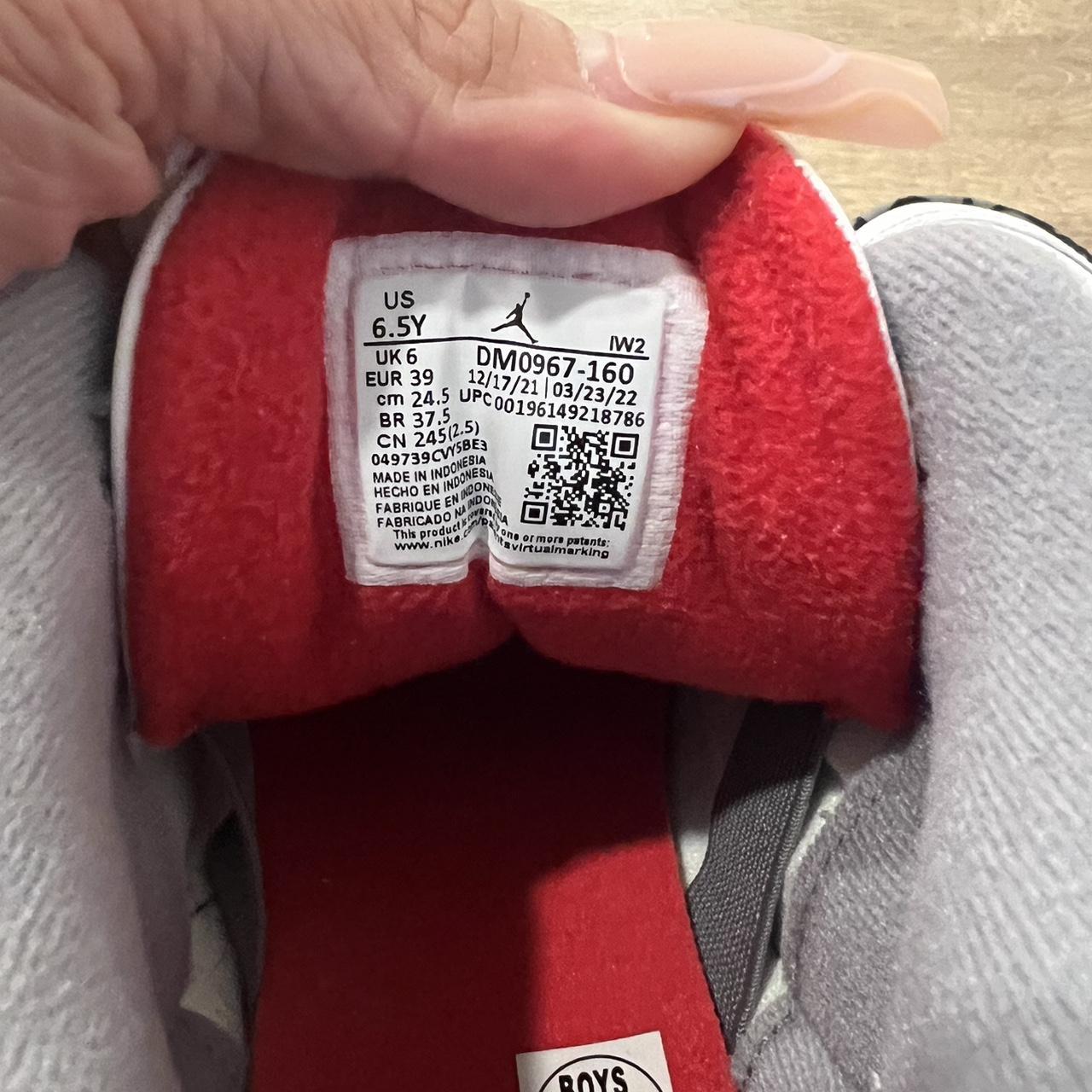 Jordan 3s Retro Fire Red 6.5Y/Women’s 8 100%... - Depop