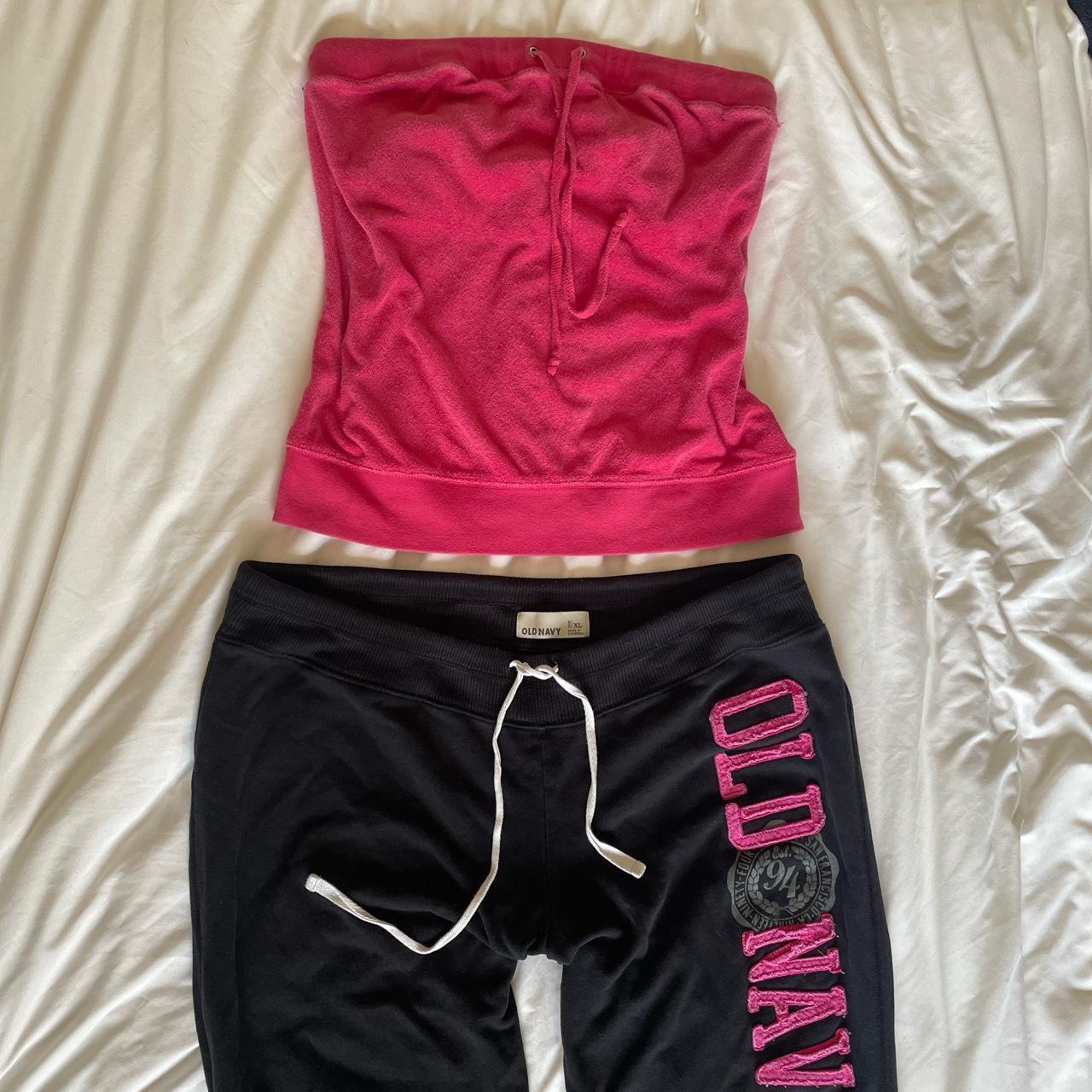 2000s patched old navy low rise sweatpants ☆ made... - Depop