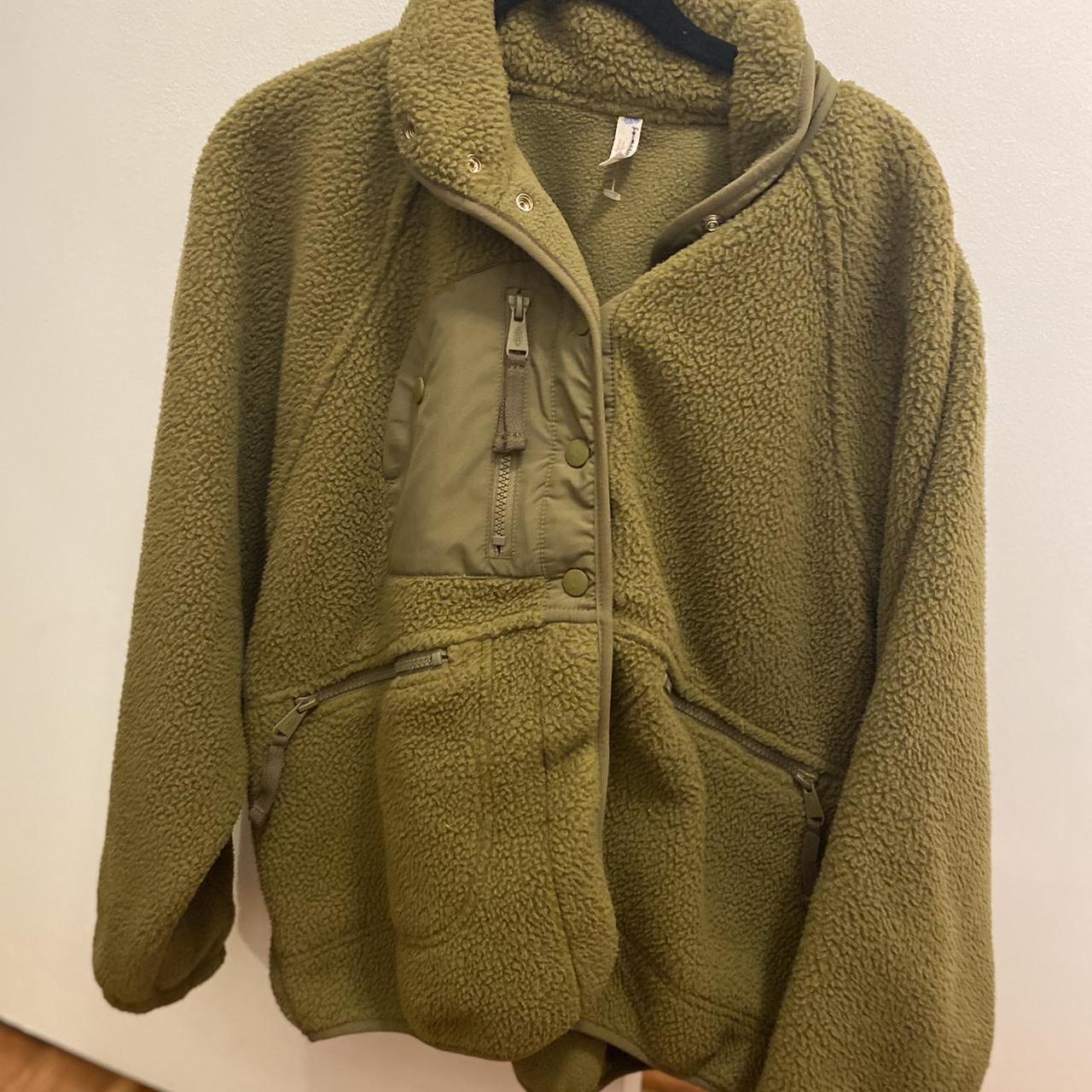 Hit The Slopes Fleece Jacket free people medium... - Depop