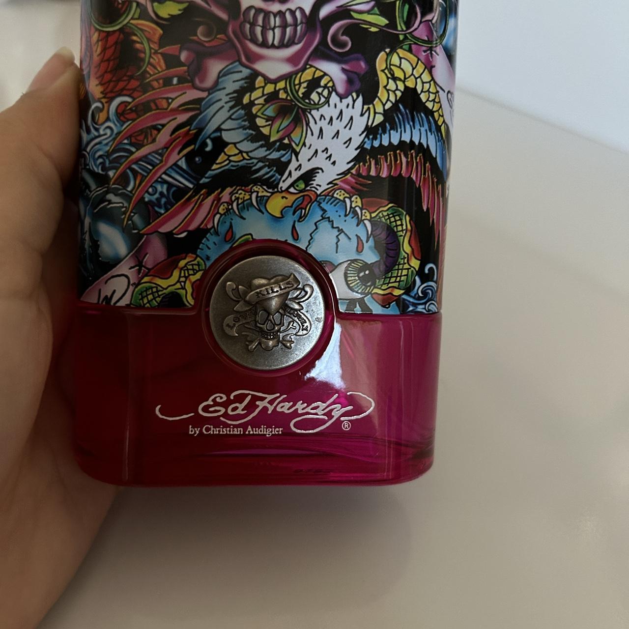 Ed Hardy Hearts and Daggers Perfume • half way full... - Depop