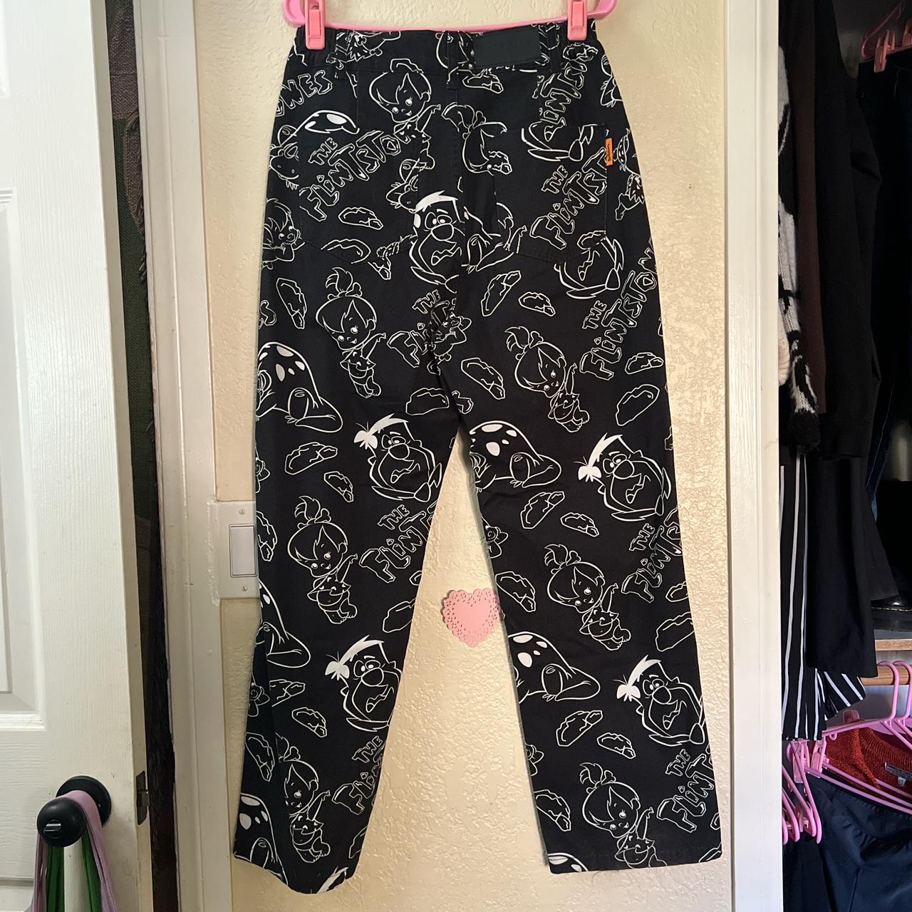 lazy oaf x the flintstones character unisex pants |... - Depop