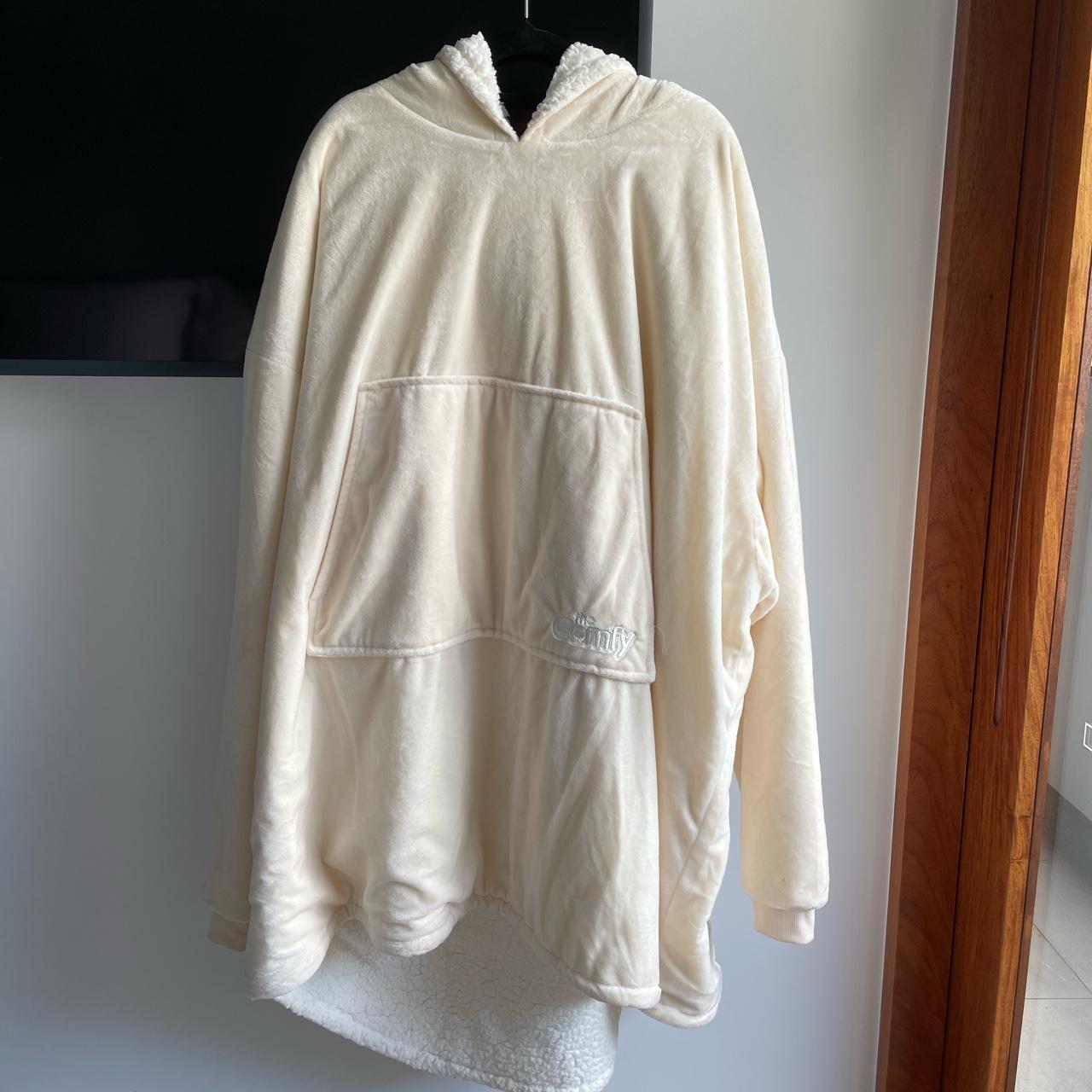 Cream Oodie. O/S. $50. - Depop