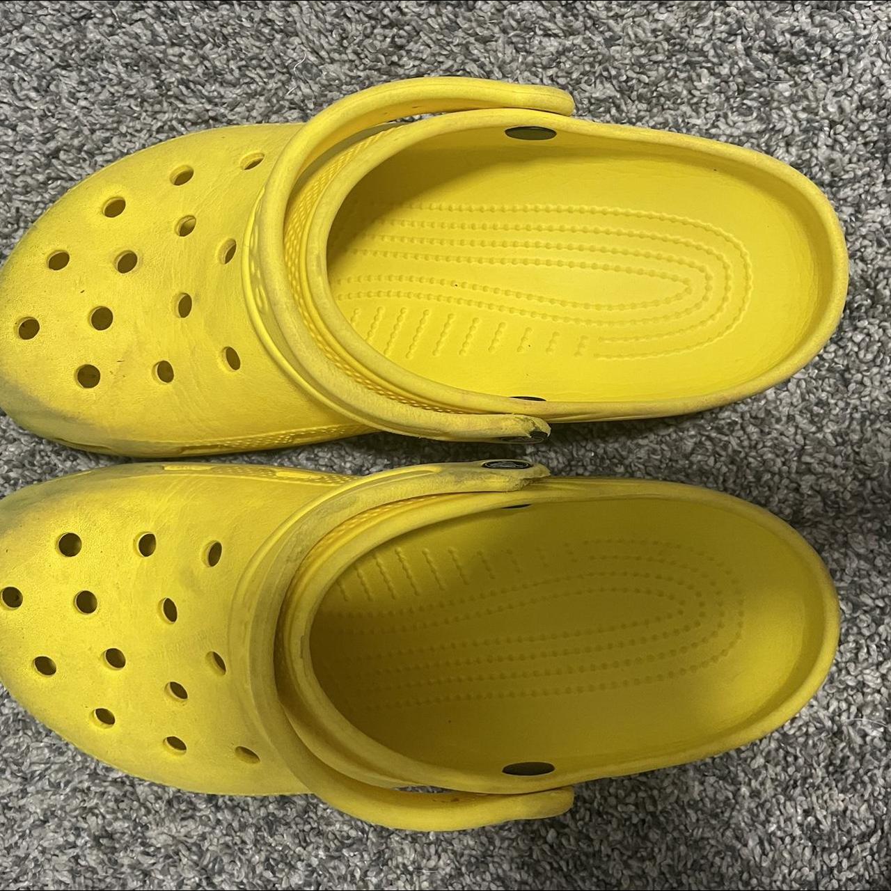 yellow crocs - Depop