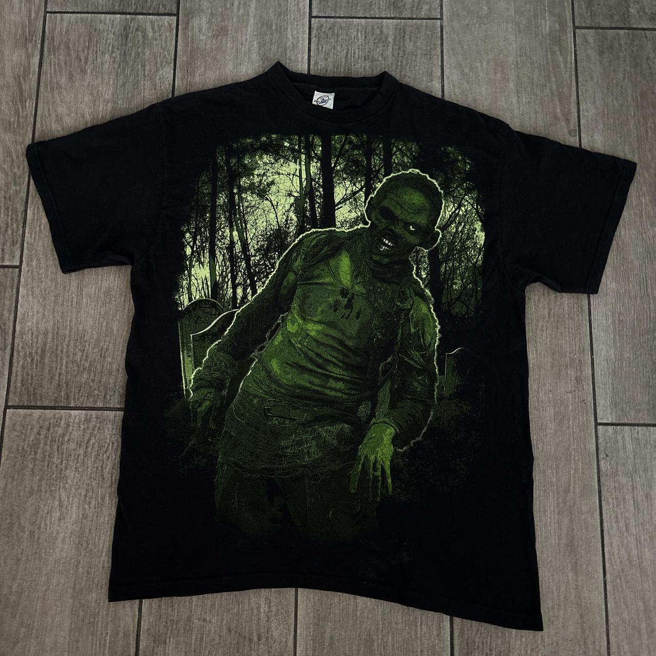Vintage 2000s Y2K Zombie horror grunge Walking dead... - Depop