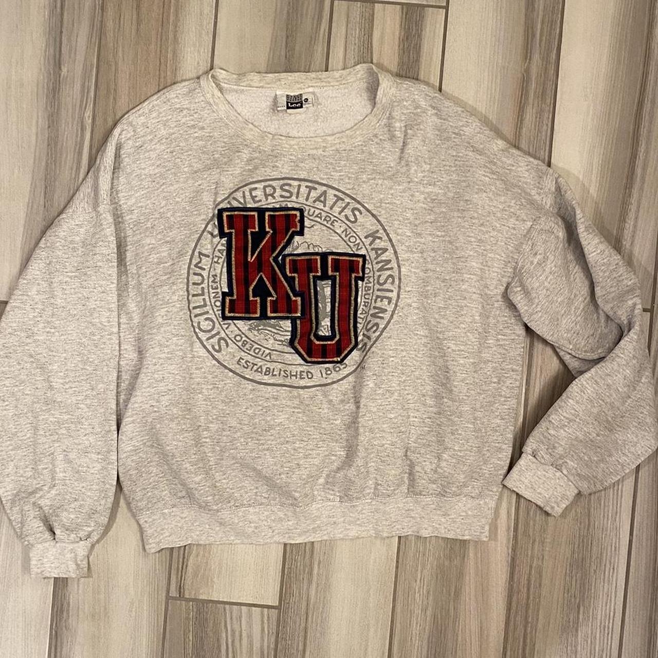 University of Kansas KU vintage sweatshirt #ku... - Depop