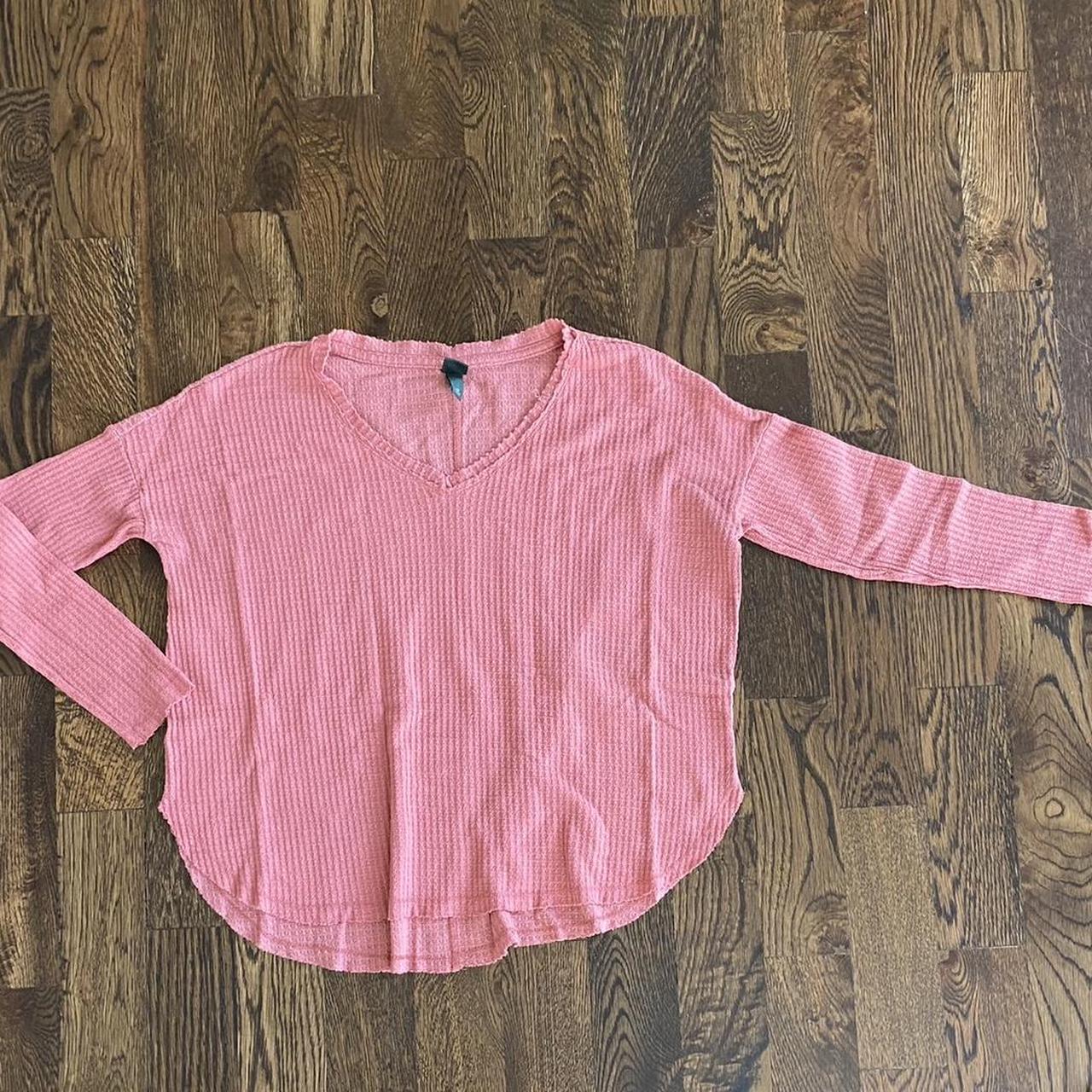 Wild Fable pink sweater #coquette #balletcore... - Depop