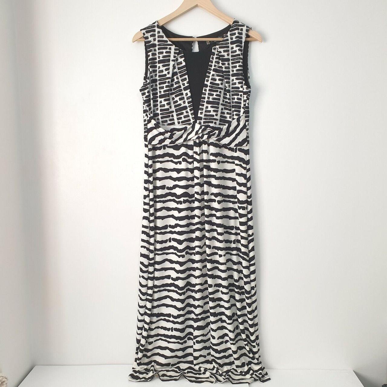 Principles Ben De Lisi Maxi Dress UK 14 Black &... - Depop