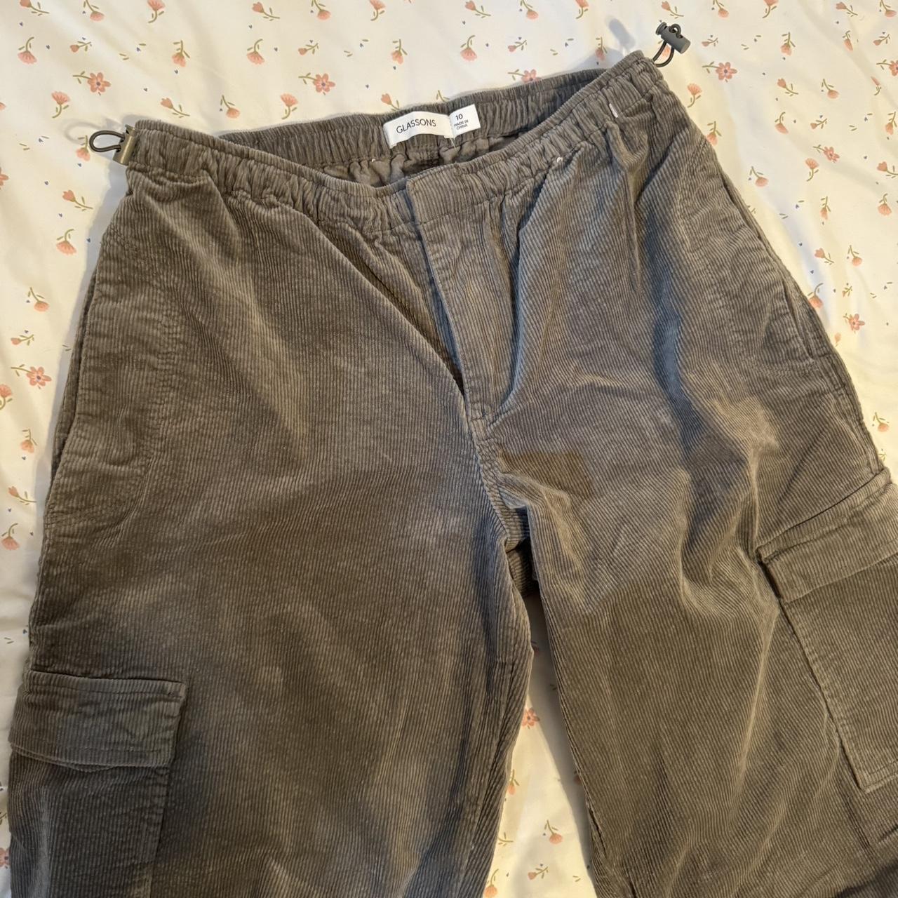 Glassons corduroy cargo pants only worn once great... - Depop