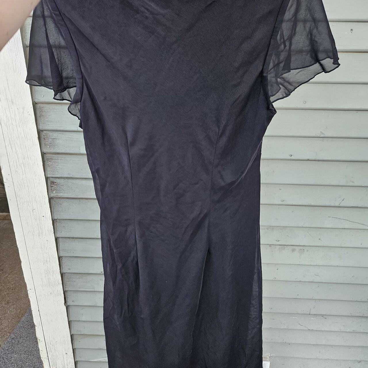 beautiful vintage black ribbon dress ♡ from... - Depop