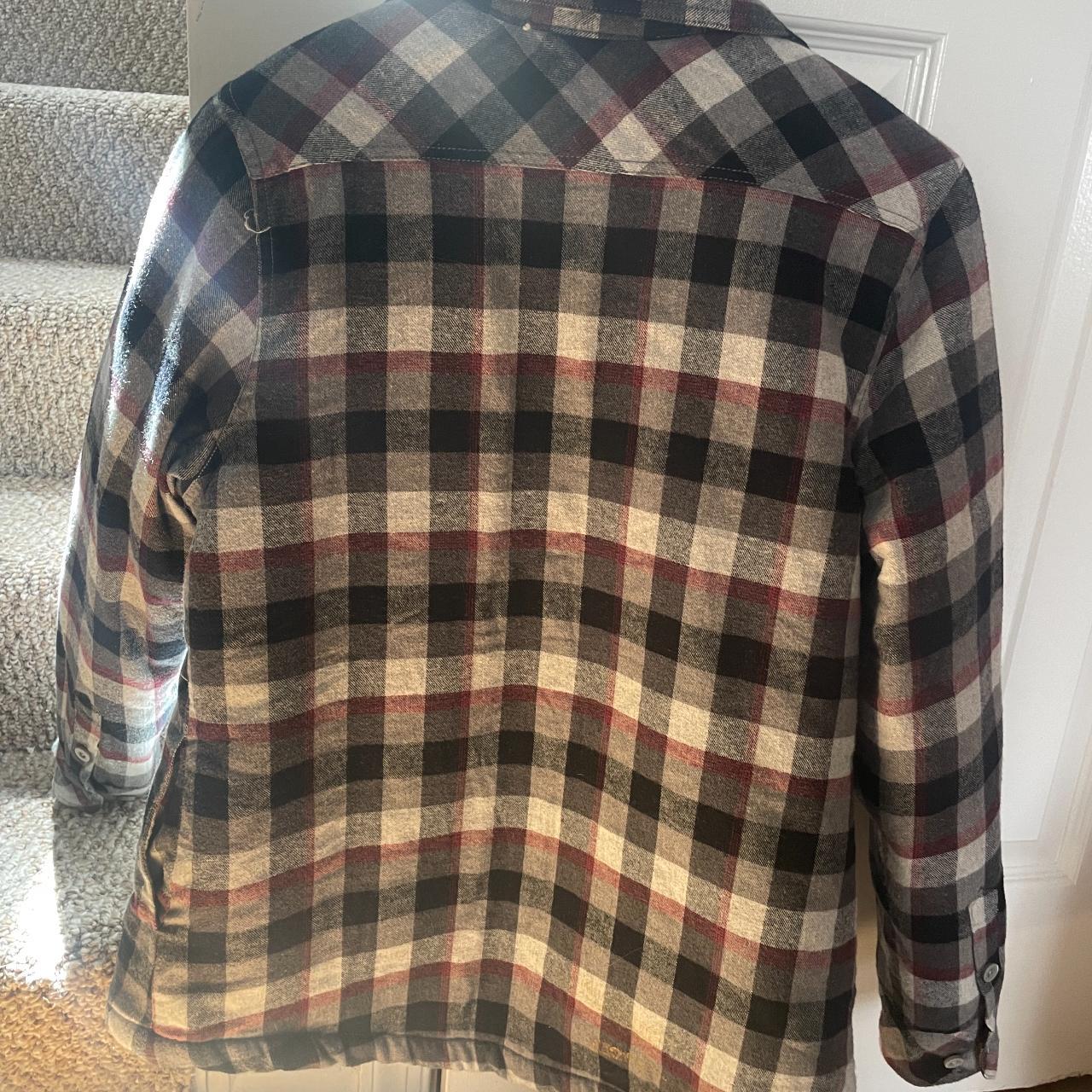 Really warm lined flannel size S but fits like an... - Depop