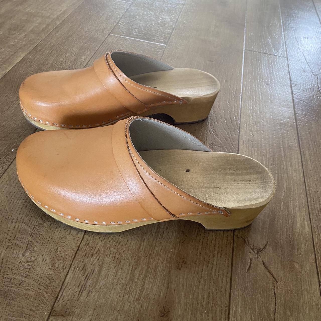 Vegan leather clogs Purchased off Etsy you can see... - Depop
