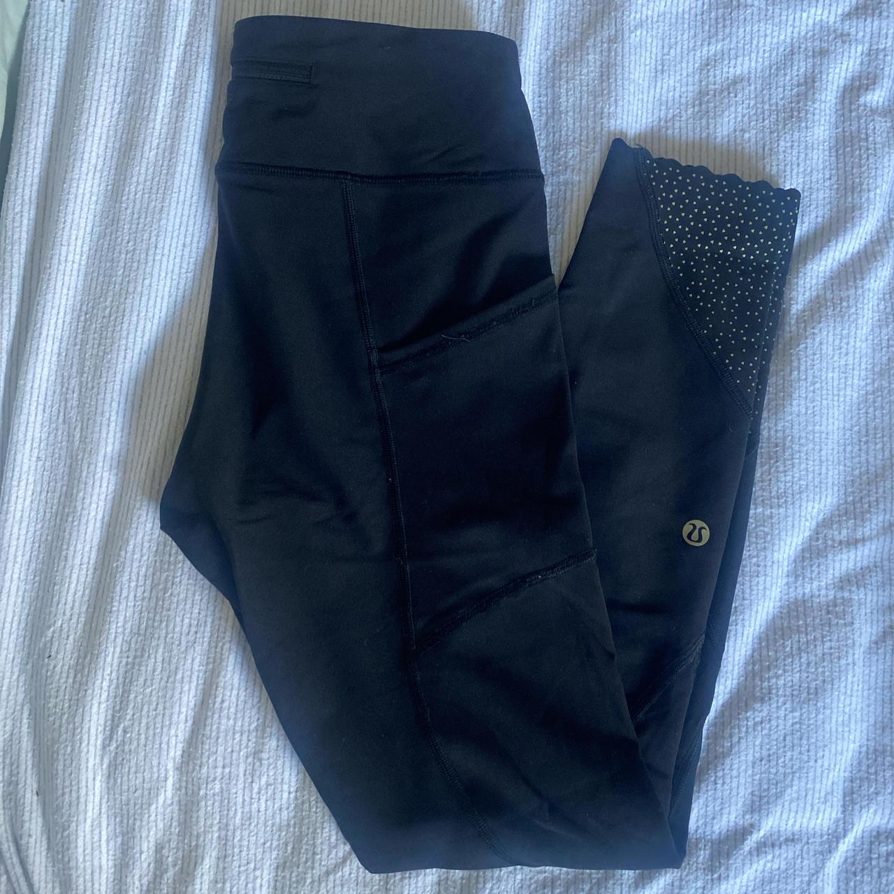 Lululemon Tight Stuff Tight limited edition gold... - Depop