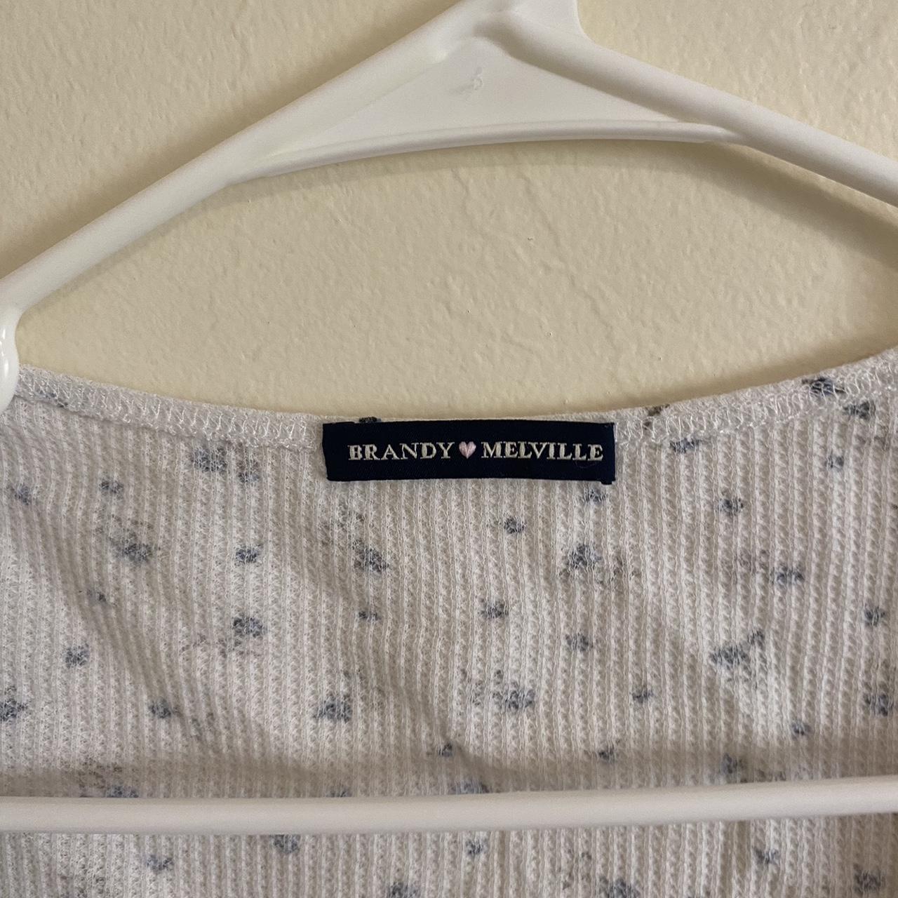 Wear two way brandy Melville tie top Only worn once... - Depop