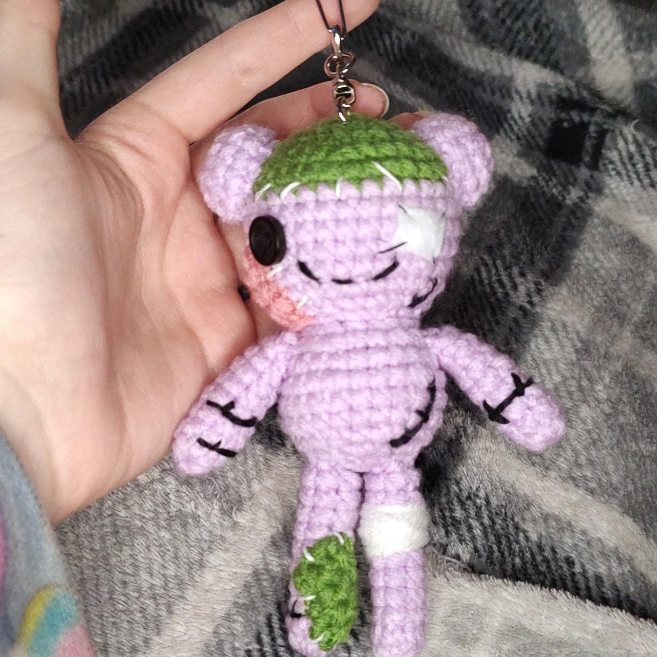 handmade crochet hambo adventure time keychain -made... | Depop