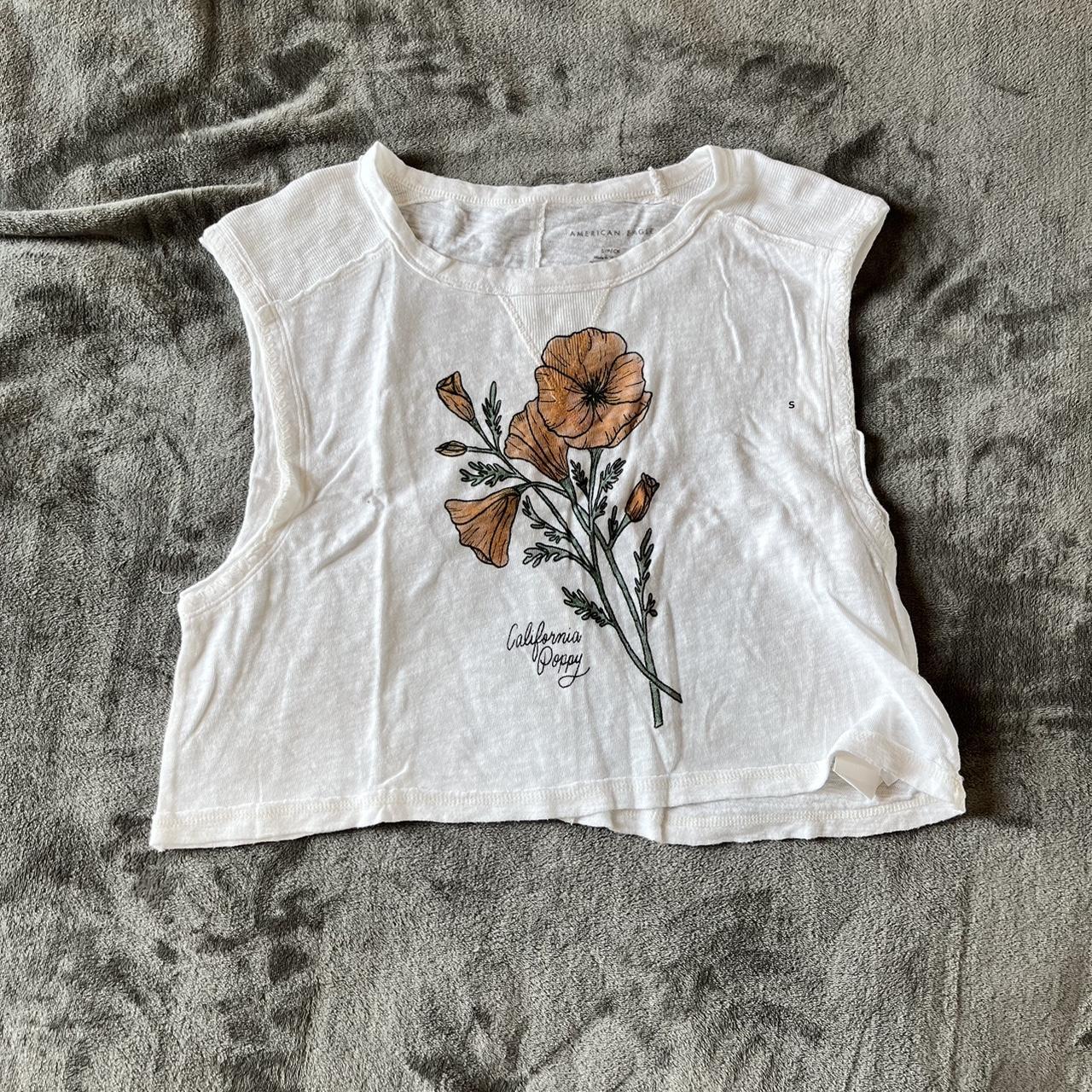 nwt american eagle oversized tank top size small... - Depop