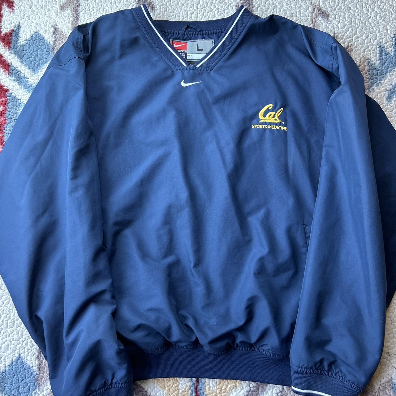 sick vintage center nike/ Cal Berkeley v neck... - Depop