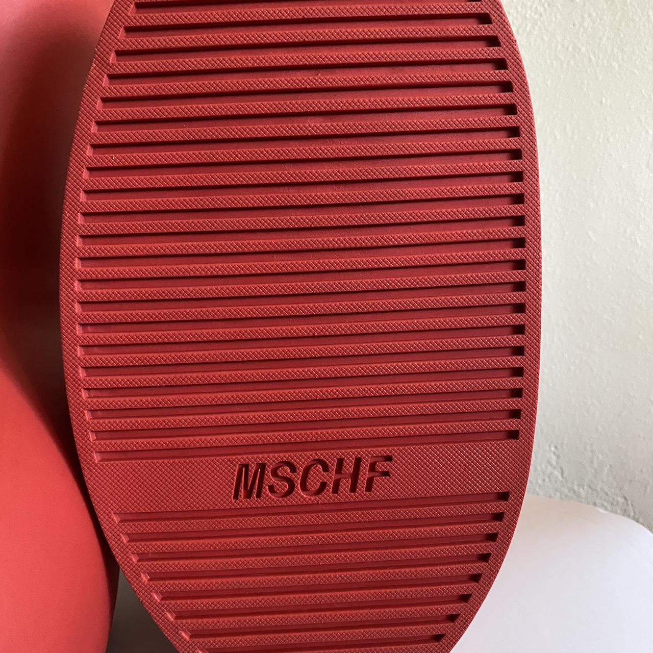 Mschf big red boots size 9 CARTOON BOOTS FOR A COOL... - Depop