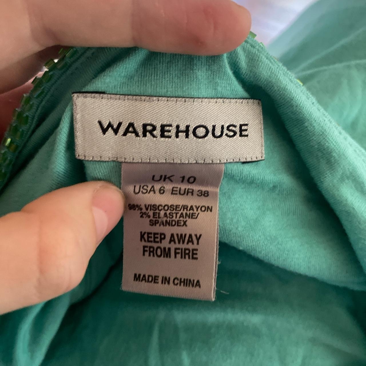 Beaded turquoise halter top Not sure how the sizing... - Depop