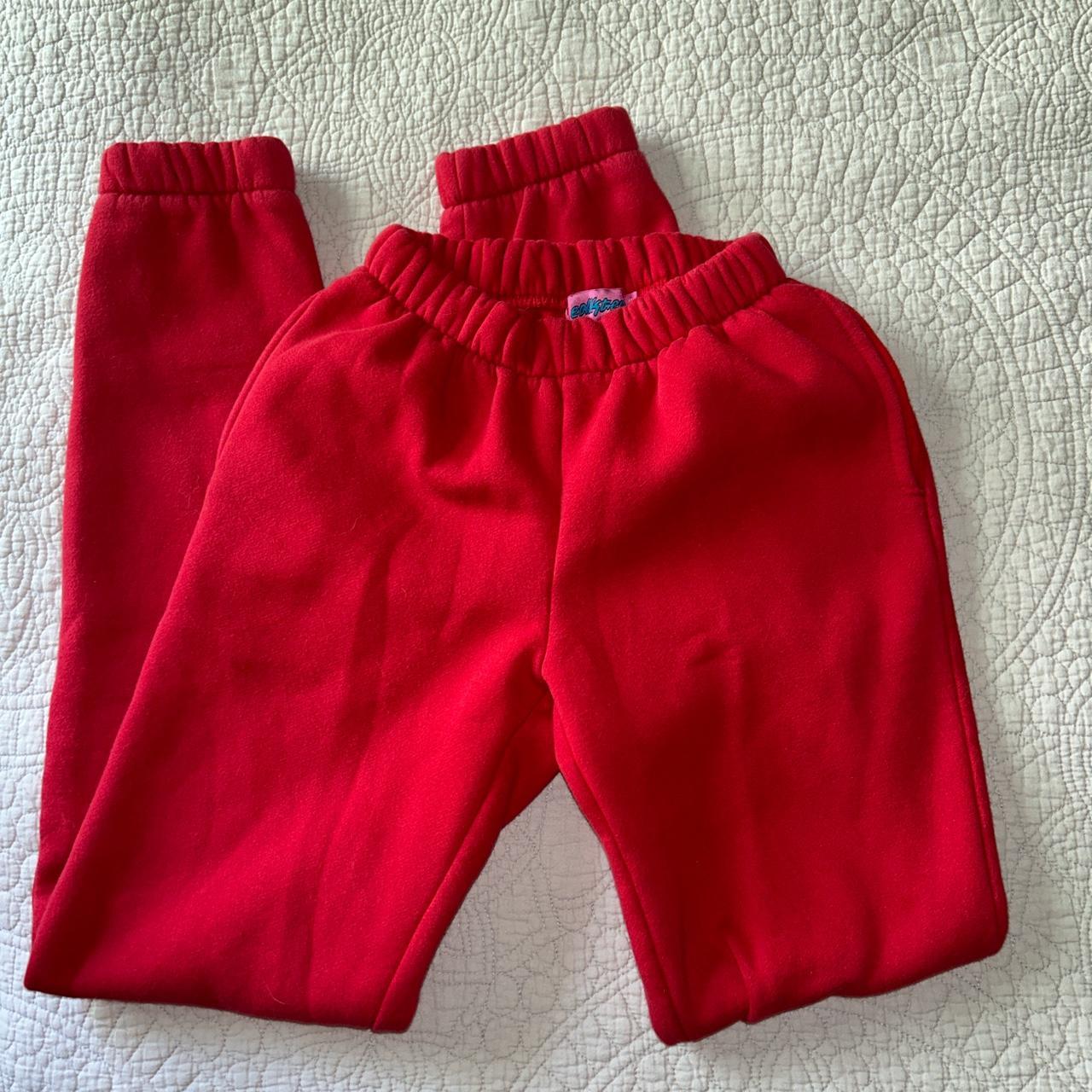 Edikted Red Sweatpants Good Basics For Reference... - Depop