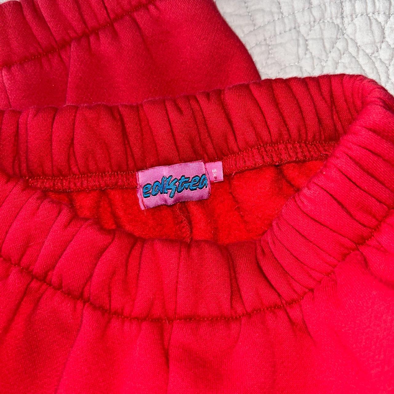 Edikted Red Sweatpants Good Basics For Reference... - Depop