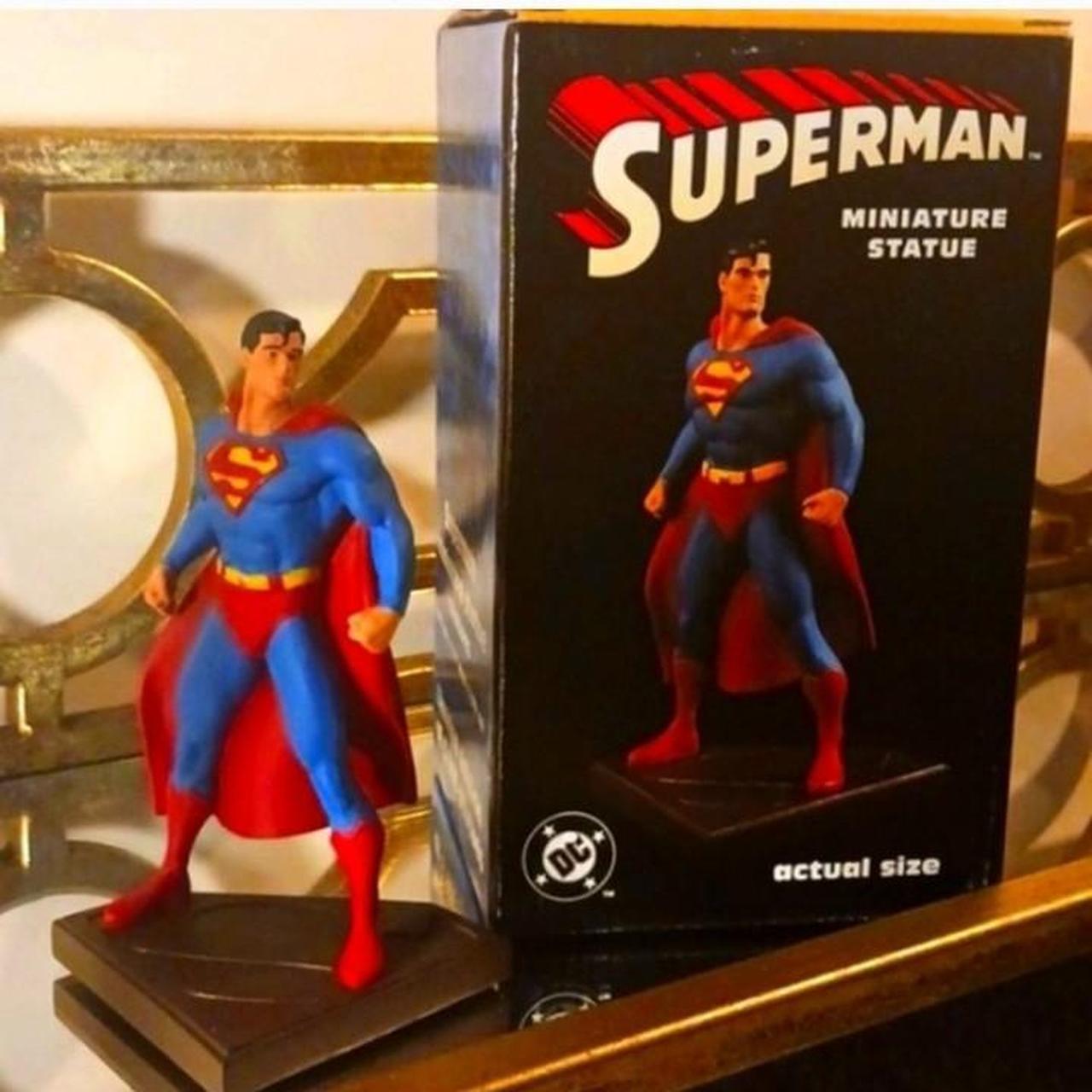 Vintage 1998 Bowen Superman Miniature Statue.... - Depop