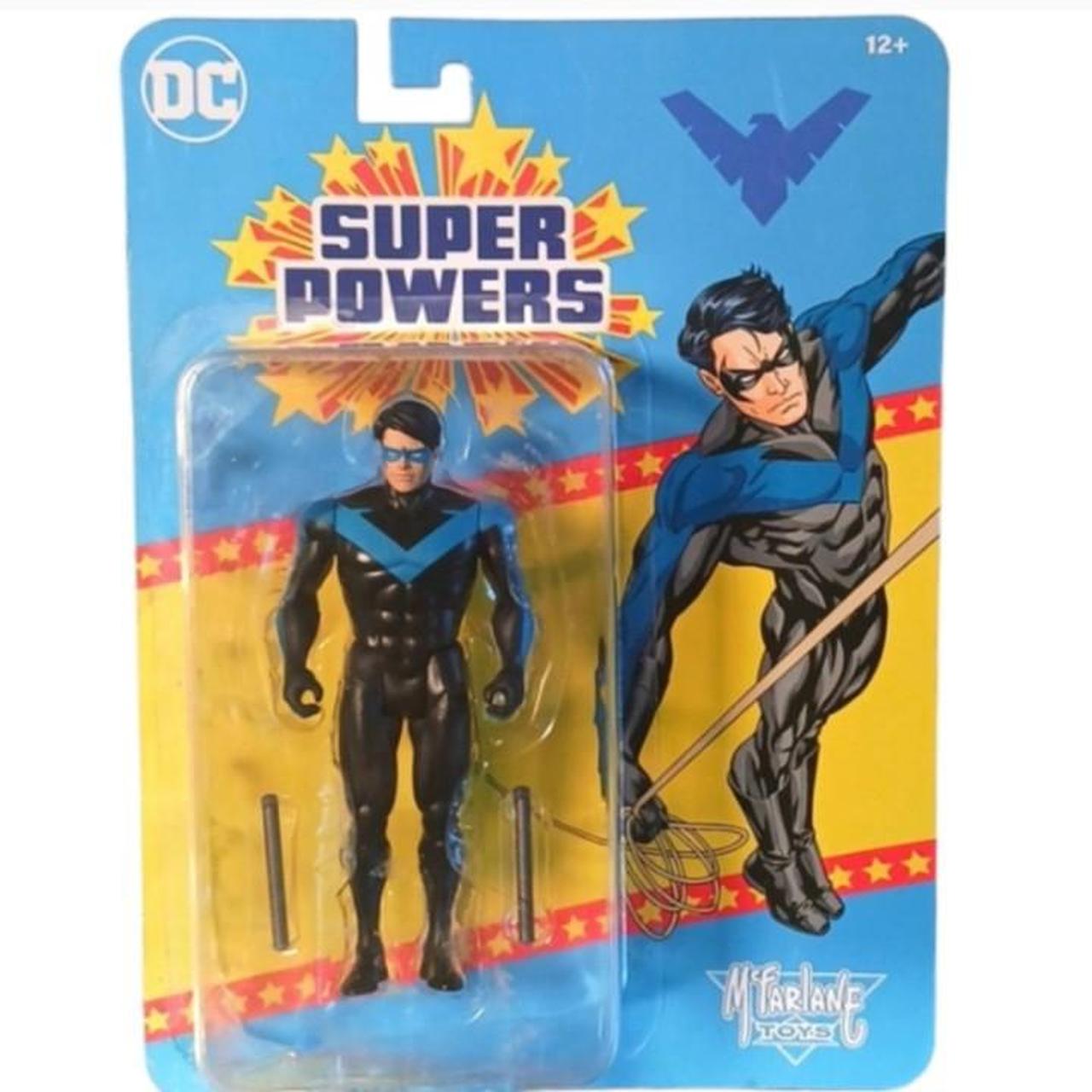DC SUPER POWERS Nightwing- McFarlane Toys, 4", Black... | Depop