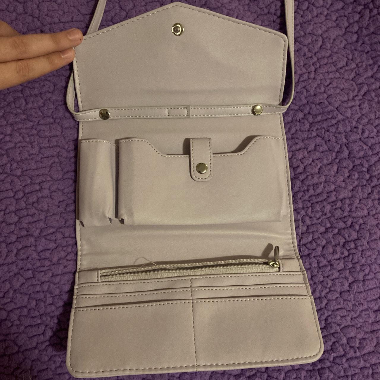 Cute light purple cross body wallet!! Has lots of... - Depop