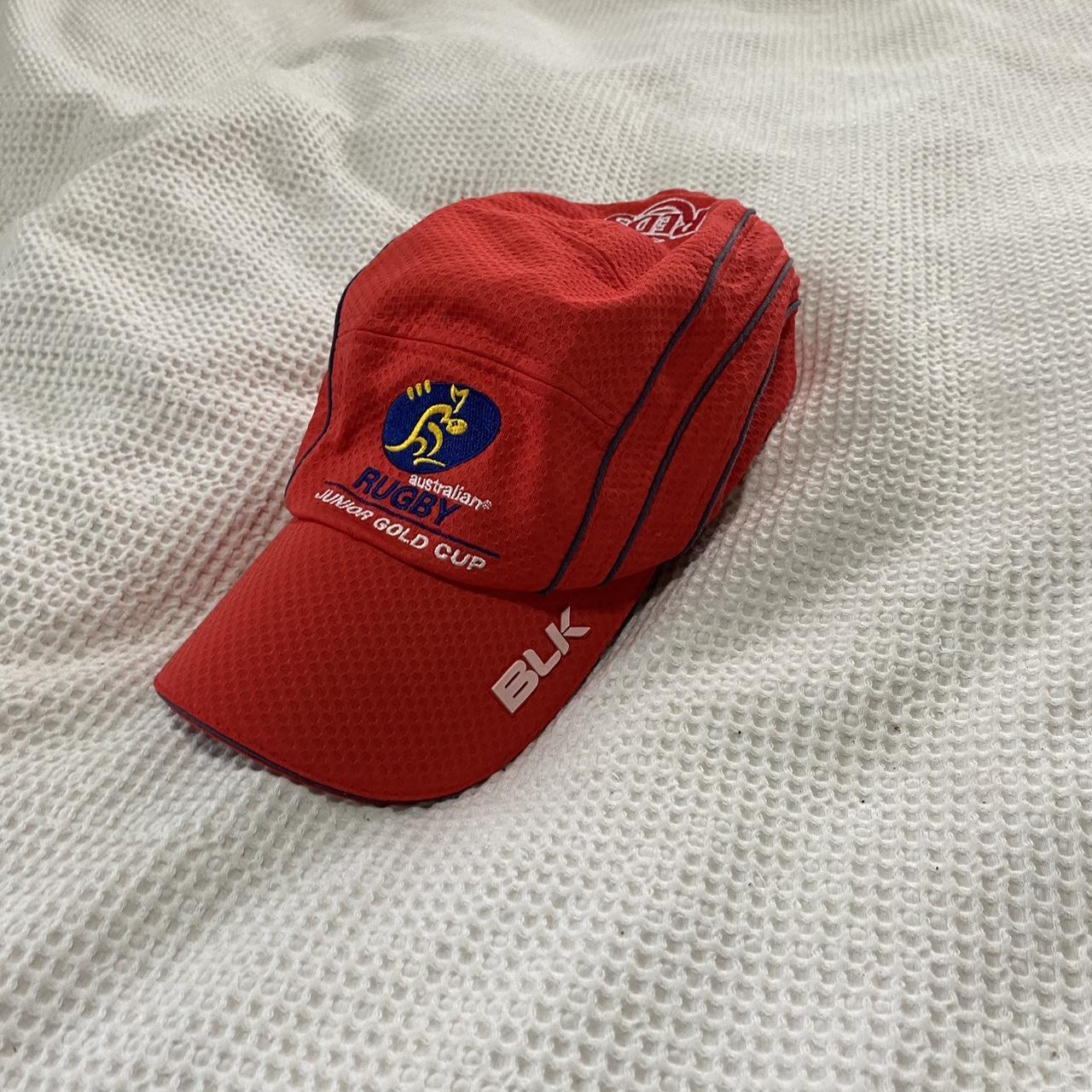 Vintage Red Australian ruby hat - Depop