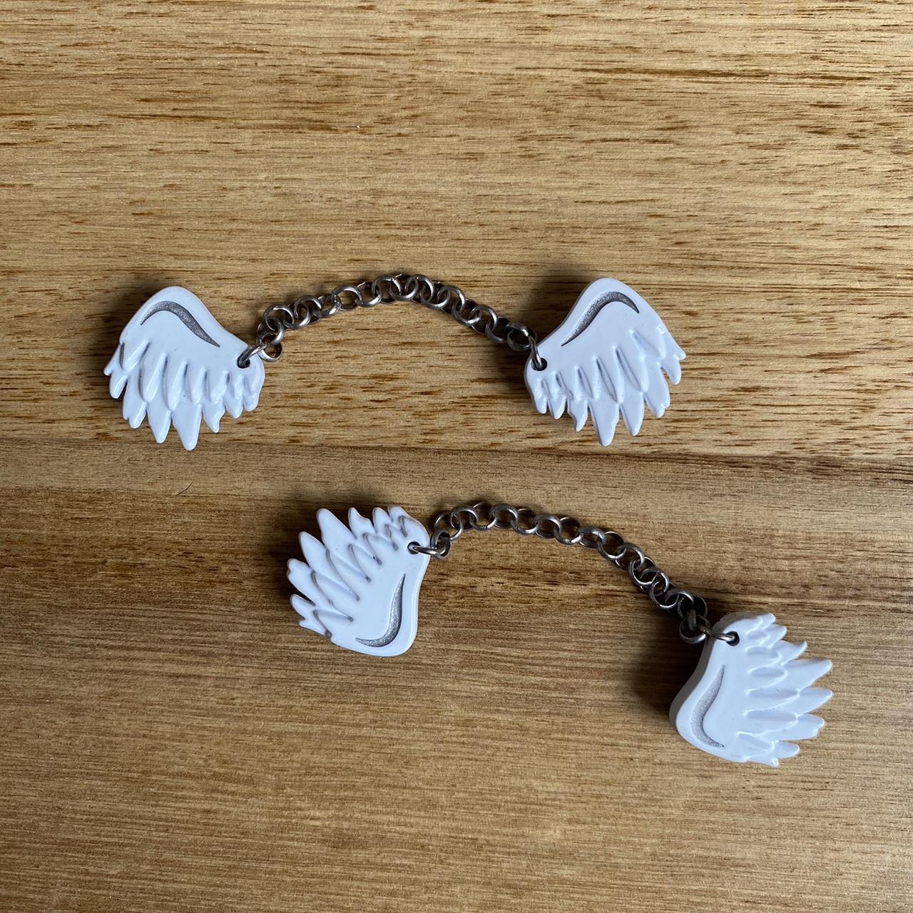 Wing 🪽 chain jibbitz (set of 2) Official jibbitz... - Depop
