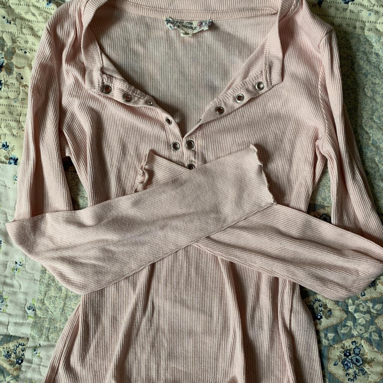 Mudd Clothing Women's Pink Shirt | Depop