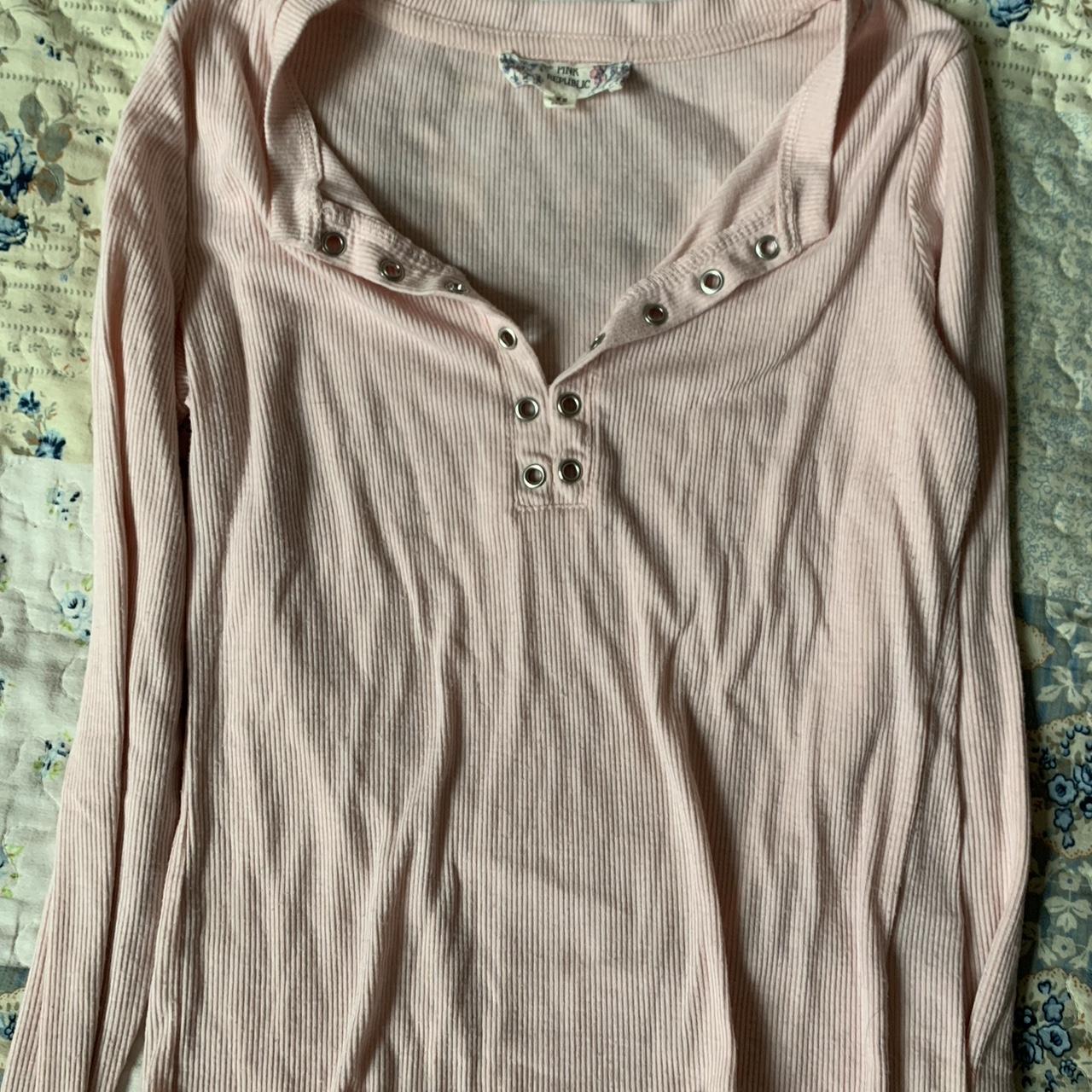 Mudd Clothing Women's Pink Shirt | Depop