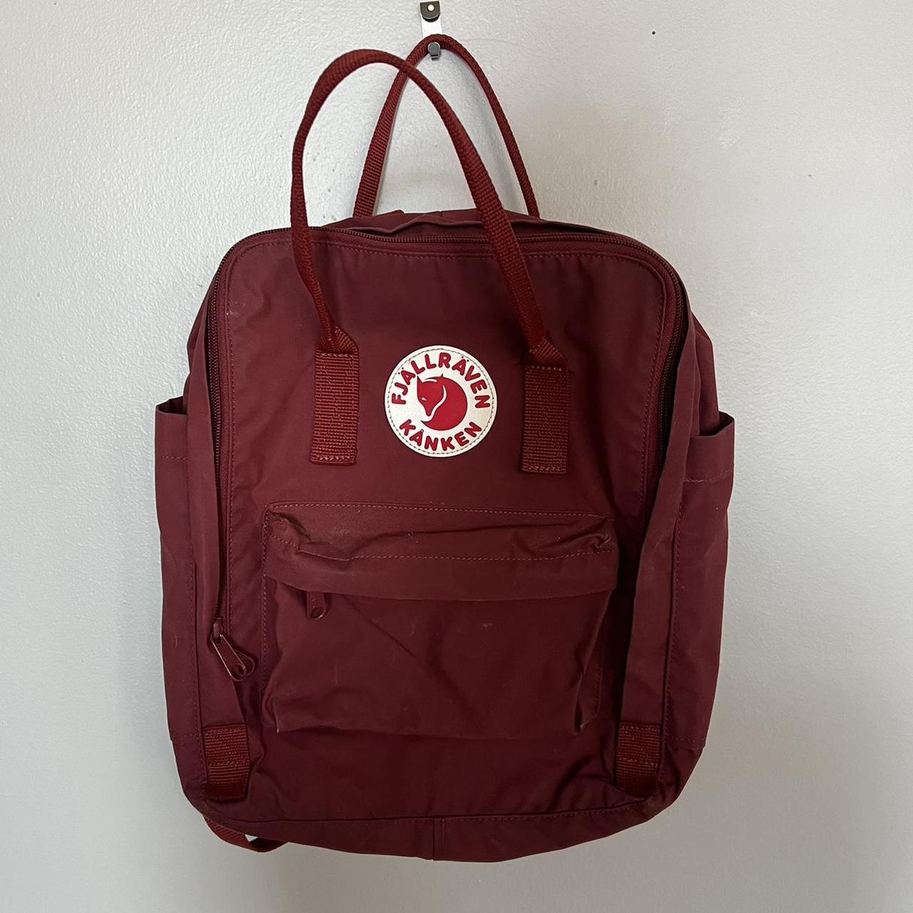 Fjällräven Kanken maroon backpack Classic size I’m... - Depop