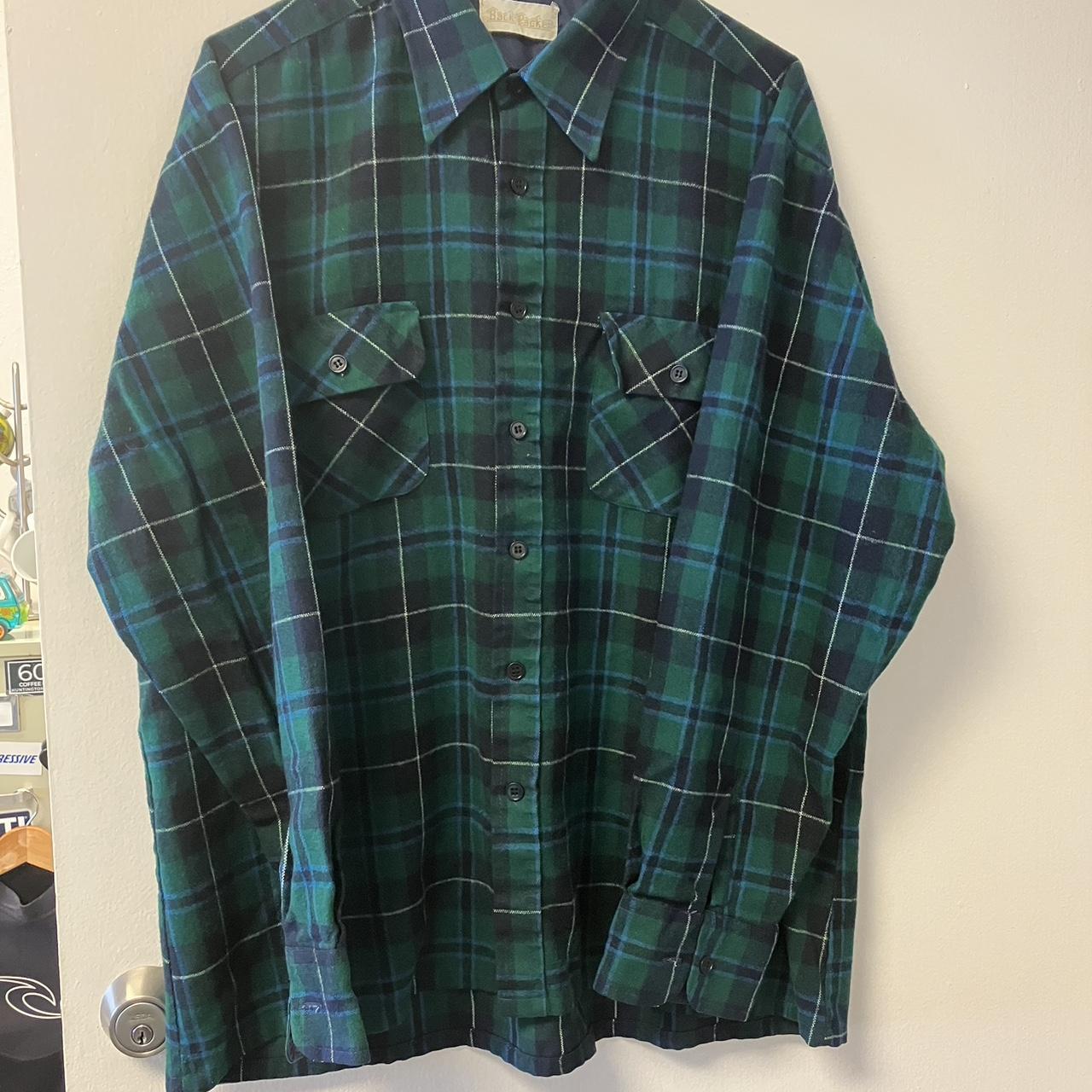Back Packer brand Flannel Shirt. Vintage, warm and... - Depop