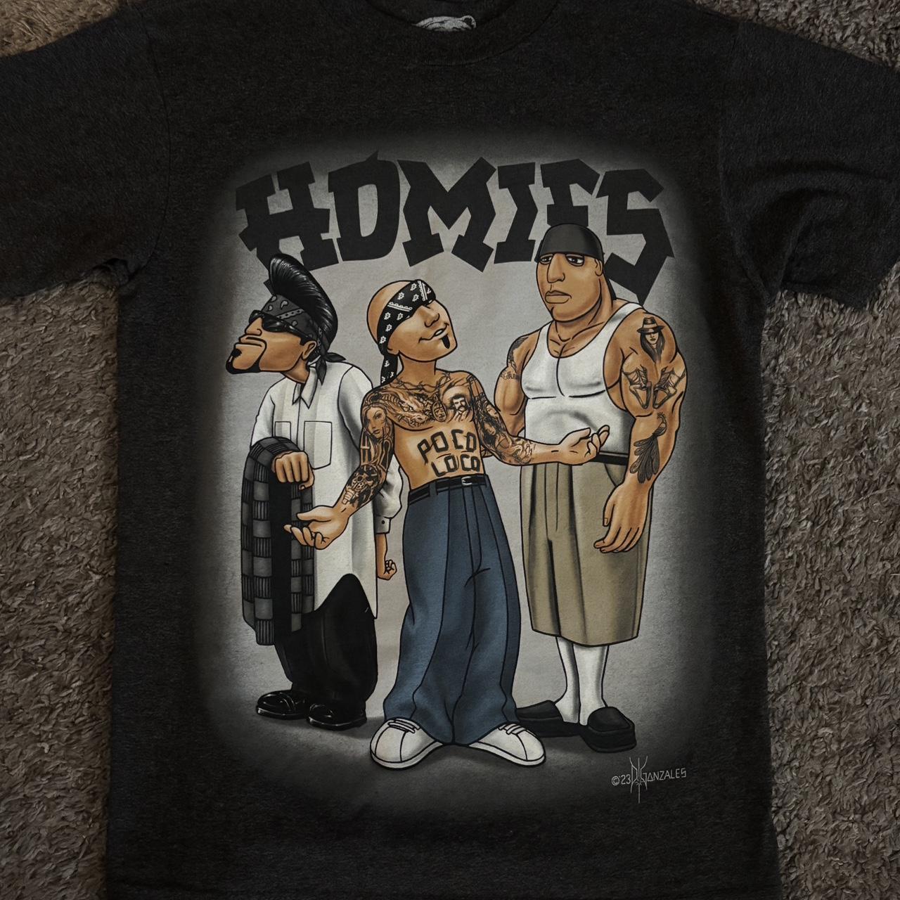HOMIES Shirt Perfect for fans of Chicano art,... | Depop