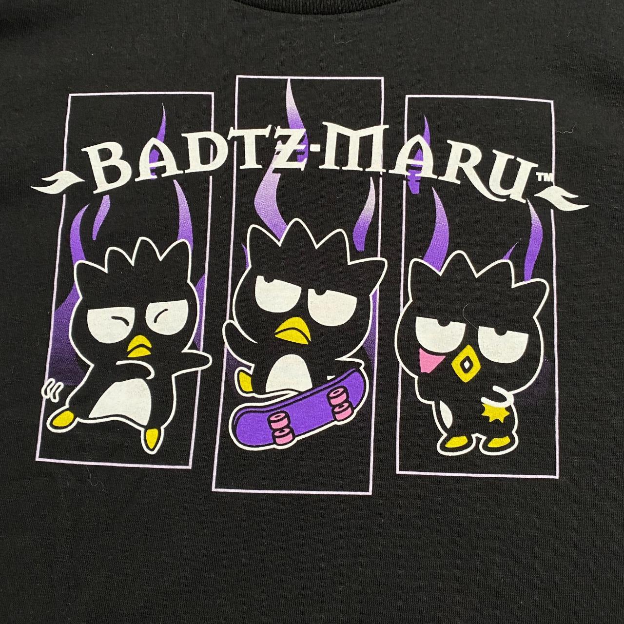 Sanrio Men's Black and Purple Crop-top | Depop