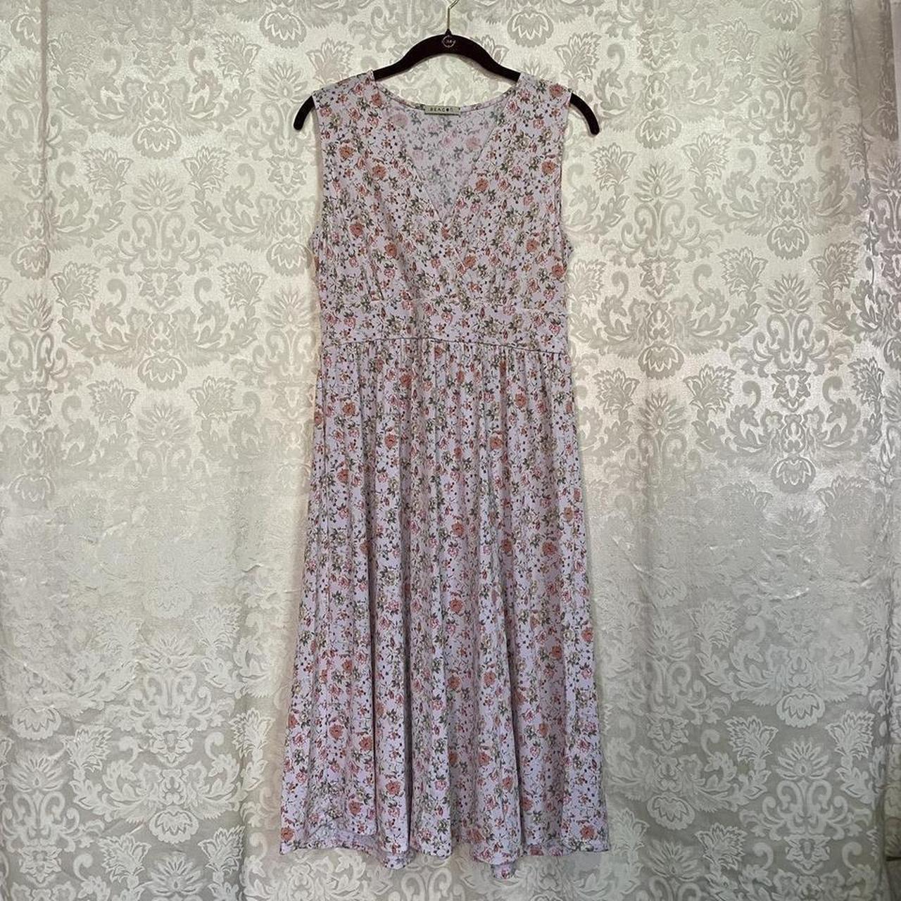Floral midi sundress cottagecore coquette Tagged... - Depop