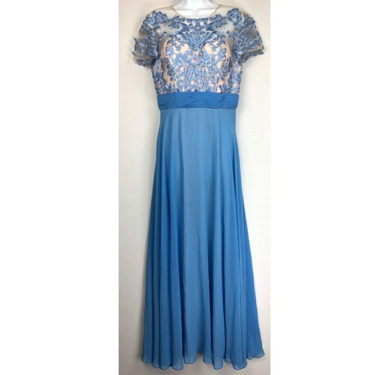JS Collections Women's Blue Dress | Depop