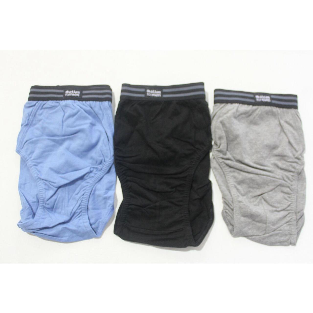 Atlas For Men Mens 3 Pack Plain Comfort Briefs Mc9 Depop