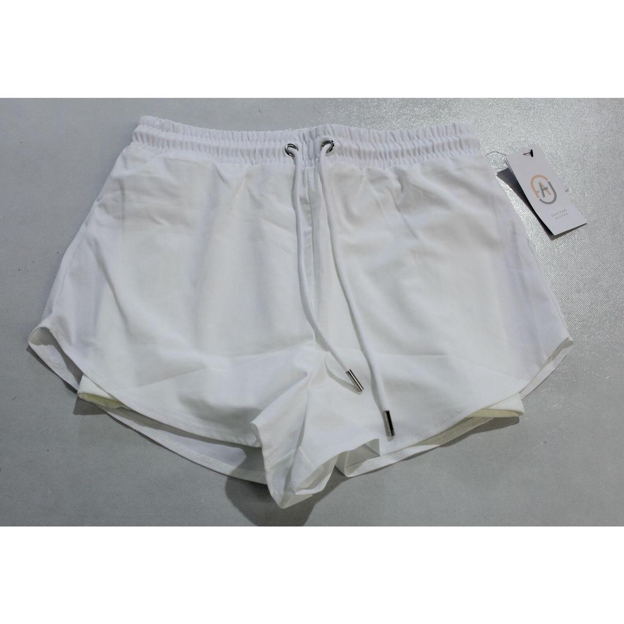 Justfab Active Women's 2 In 1 Relay Shorts CD4 White... - Depop